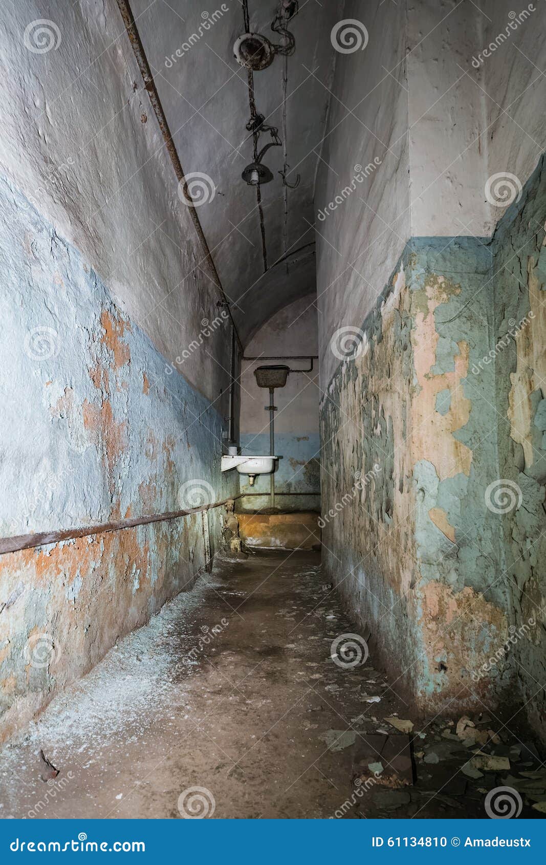 Secret Communist Party Nuclear Bunker and Shelter - Bathroom Stock ...