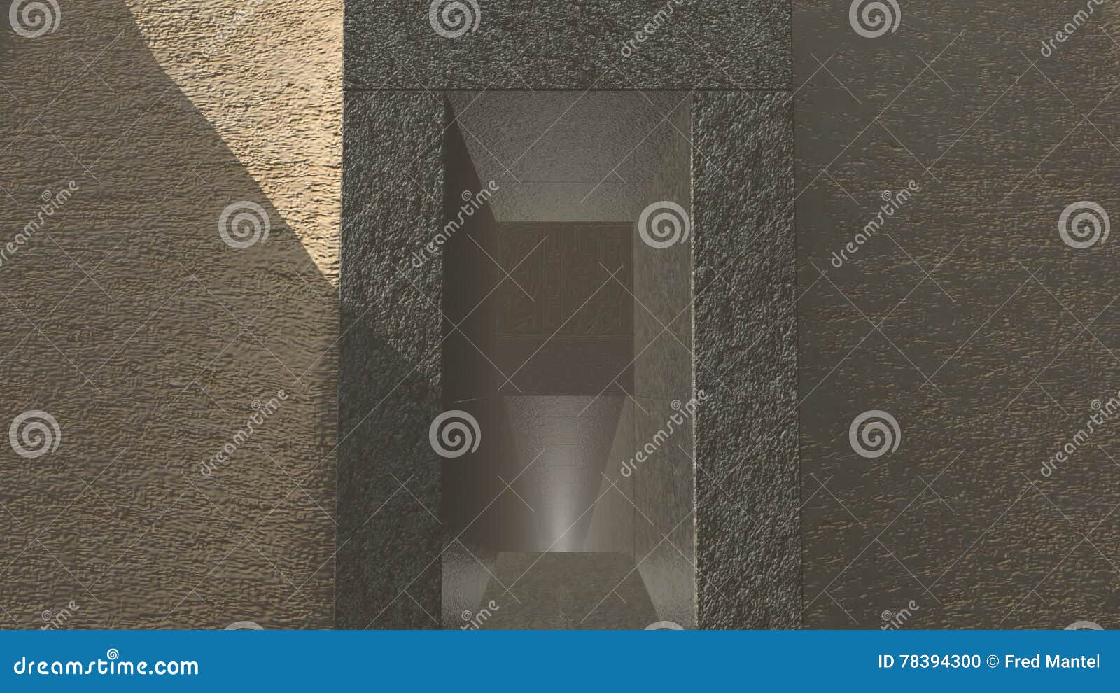 Secret Corridor Under the Sphinx, Egypt with Greenscreen Stock Footage ...