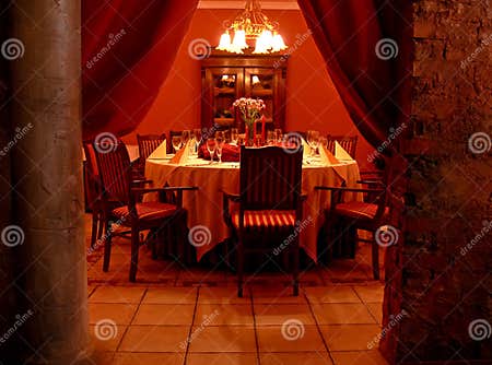 Secret dining room stock image. Image of chandelier, grand - 6406111