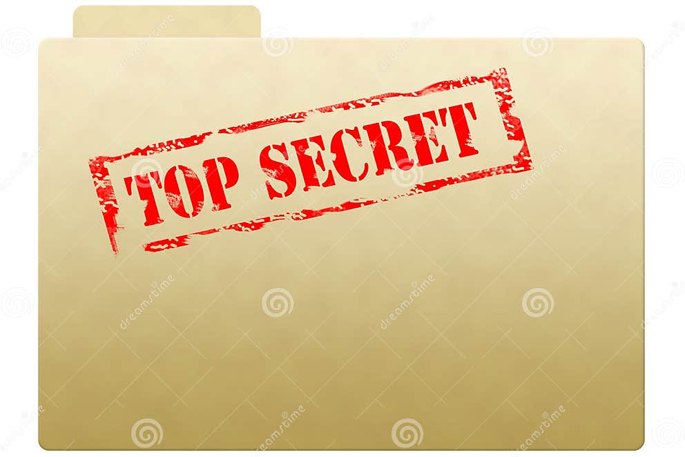 Secret document folder stock image. Image of data, document - 6072783