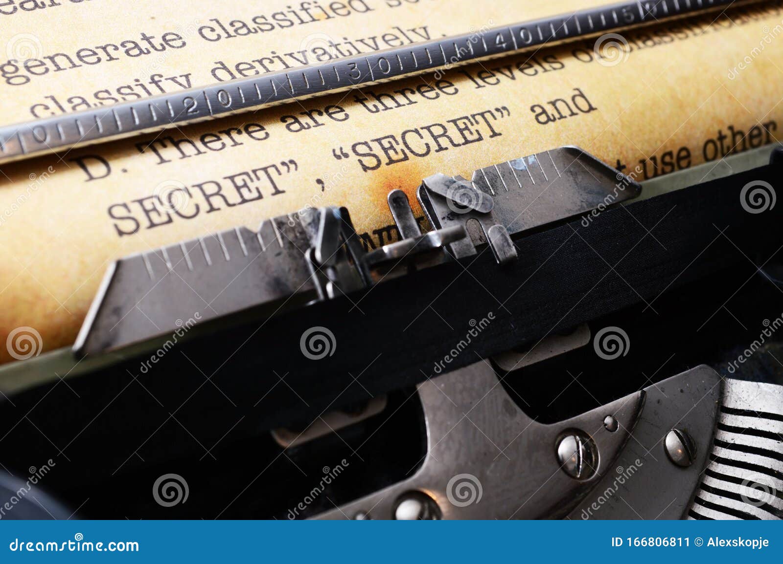 Secret document stock image. Image of antique, privacy - 166806811
