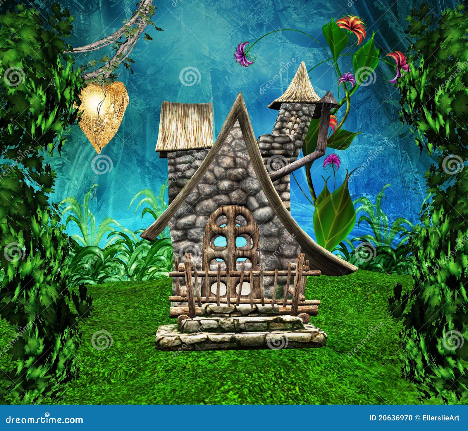Secret Elves House Stock Photo | CartoonDealer.com #20636970