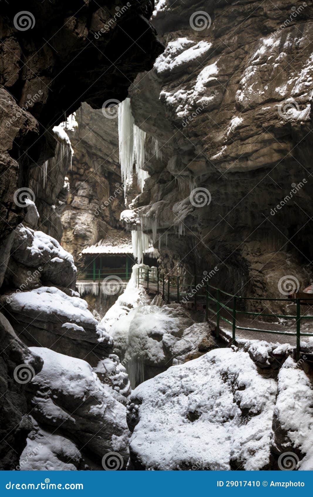 The Secret Entrance To the Ice Cave Stock Photo - Image of german ...