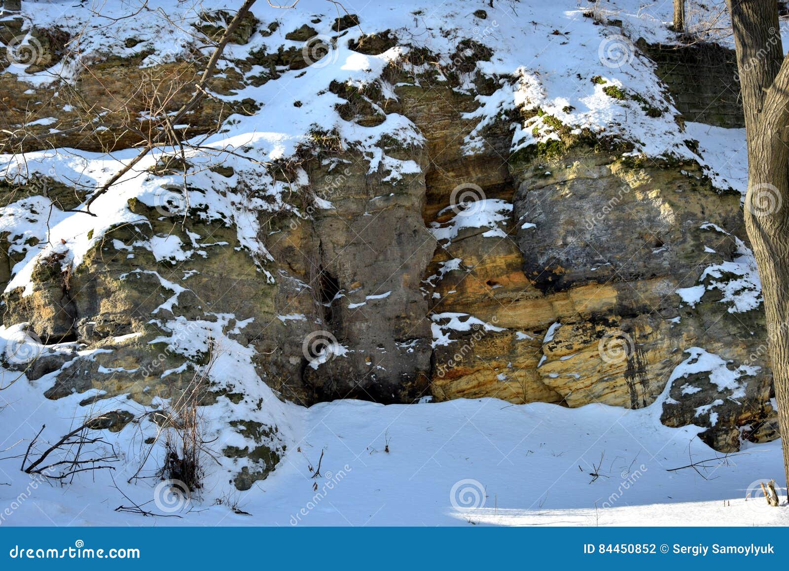 The Secret Entrance in the Wall. Stock Photo - Image of hidden ...