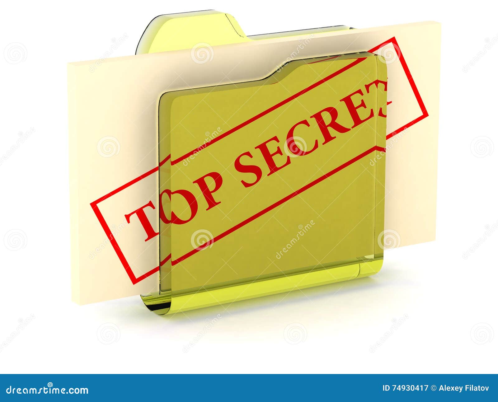 Secret Files 3D Illustration Stock Image - Image of mail, dirty: 74930417