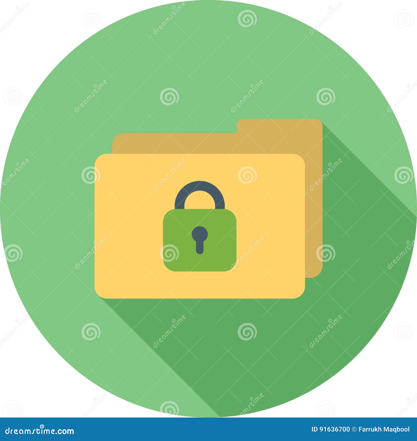 Secret Folder stock vector. Illustration of security - 91636700
