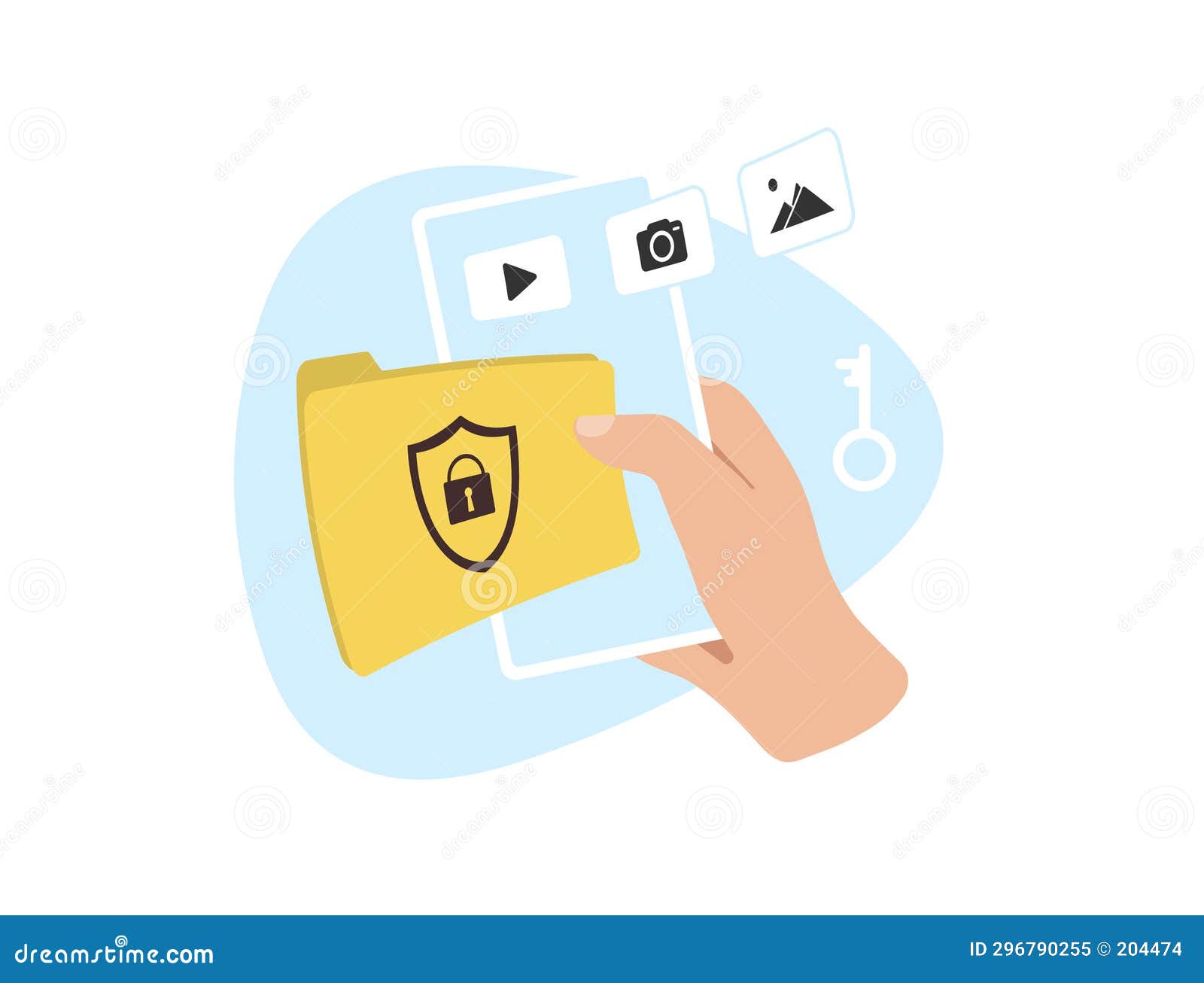 Secret Hidden Folder on Smart Phone. Hide Apps, Photos and Personal ...