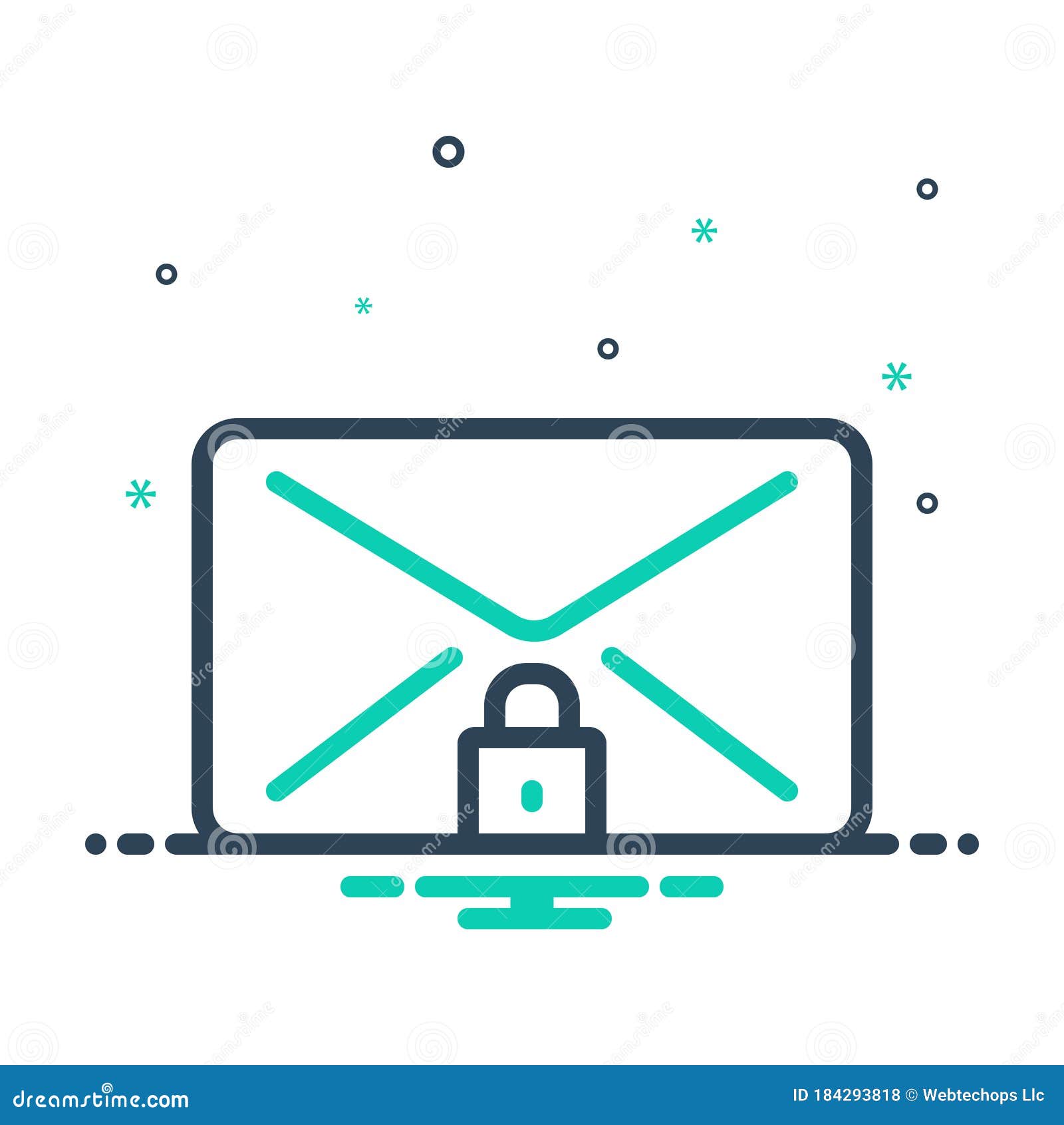 Mix Icon for Secret, Clandestine and Confidential Stock Vector ...