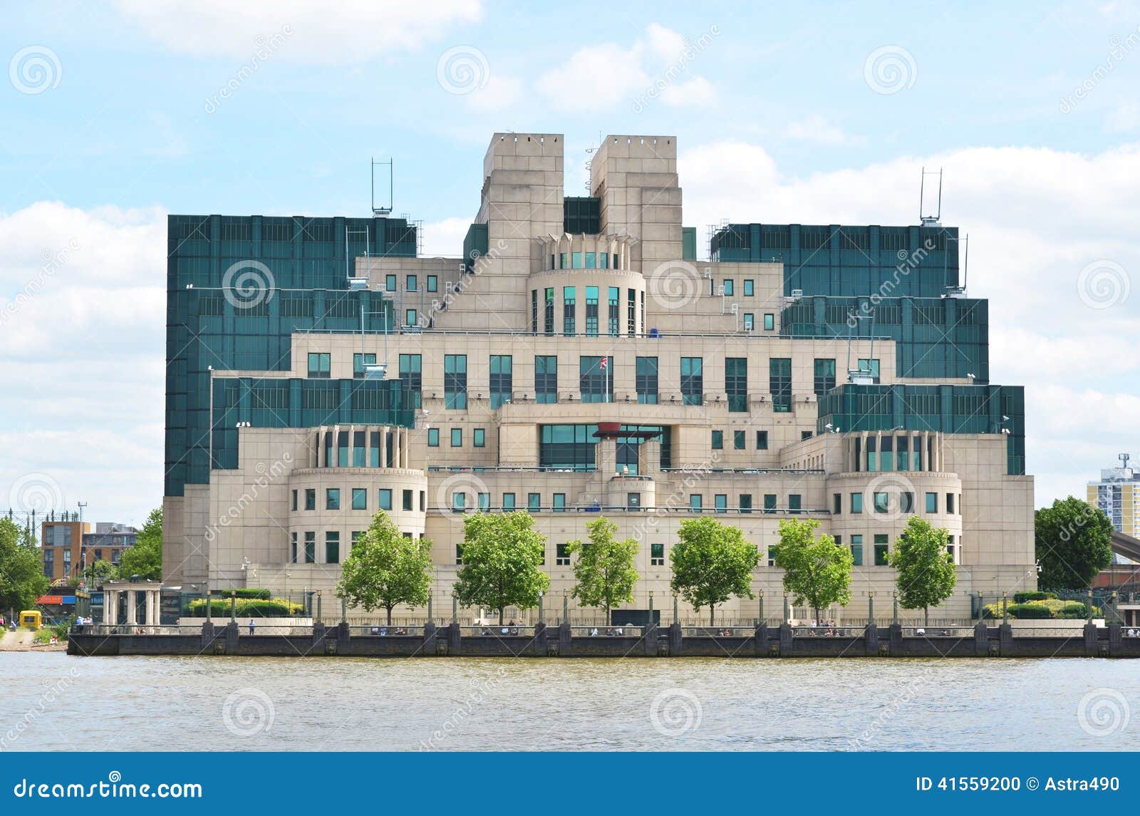 Secret Intelligence Service Or MI6 Building. London. UK Editorial Image ...