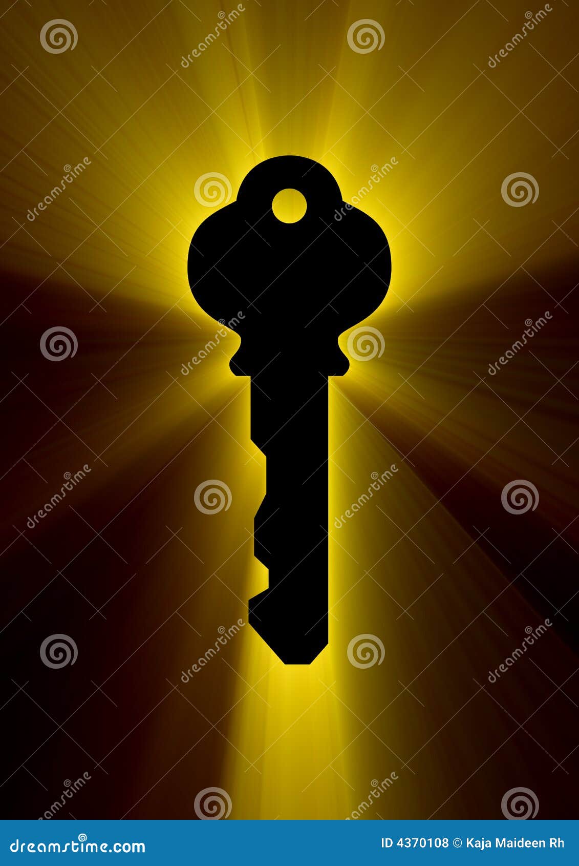 Secret key stock illustration. Illustration of idea, graphics - 4370108