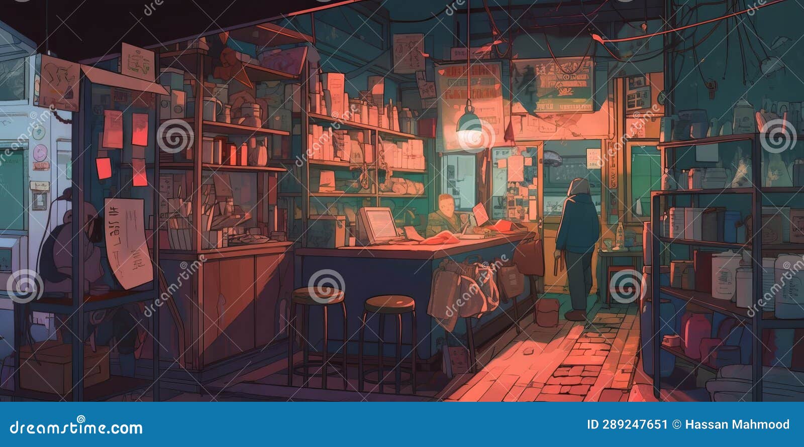 The Secret Lab of a Genius Inventor Stock Illustration - Illustration ...