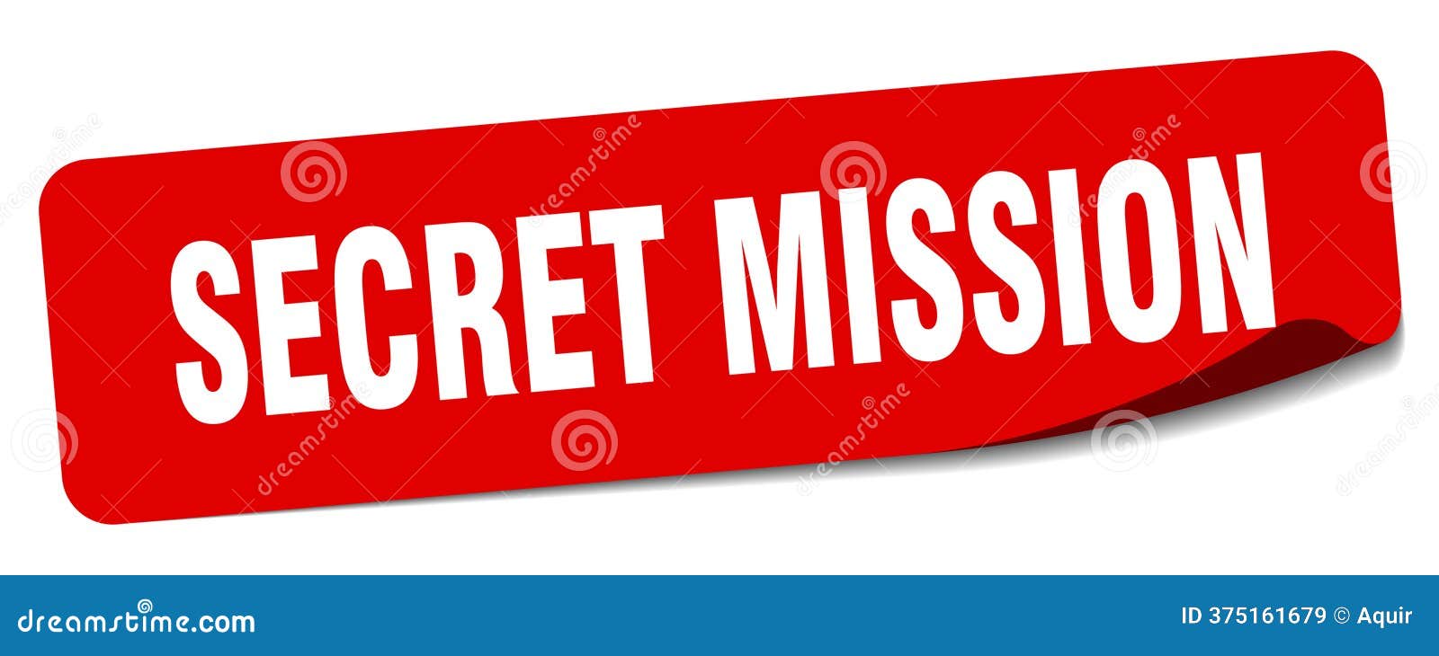 Secret Mission Stamp. Secret Mission Label On Transparent Background ...