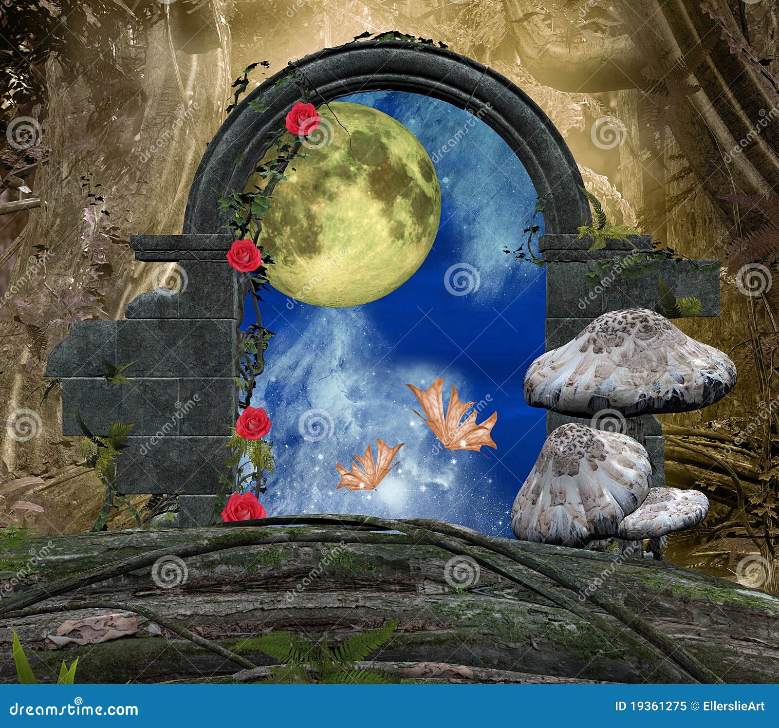 Secret Passage - Pencil Sketch Royalty-Free Stock Image | CartoonDealer ...