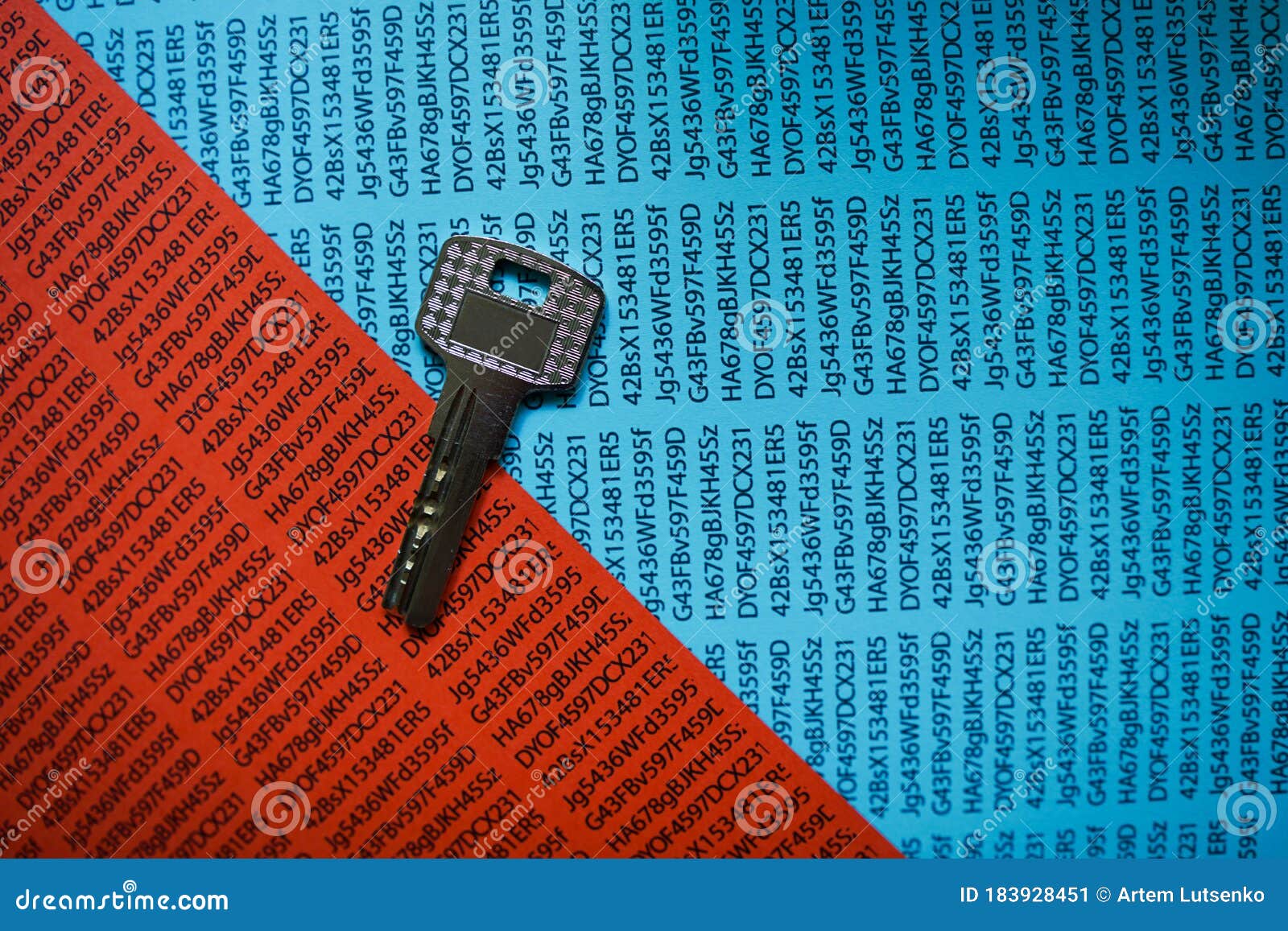 Secret Password Written on Paper Note on Background. Login Access ...