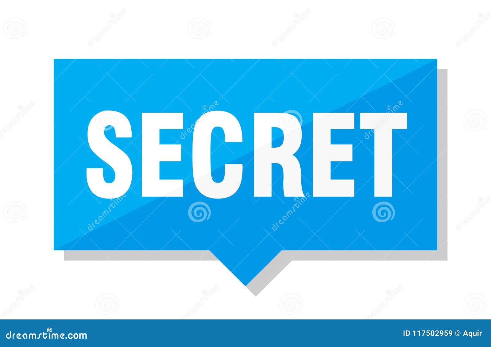 Secret price tag stock vector. Illustration of speak - 117502959