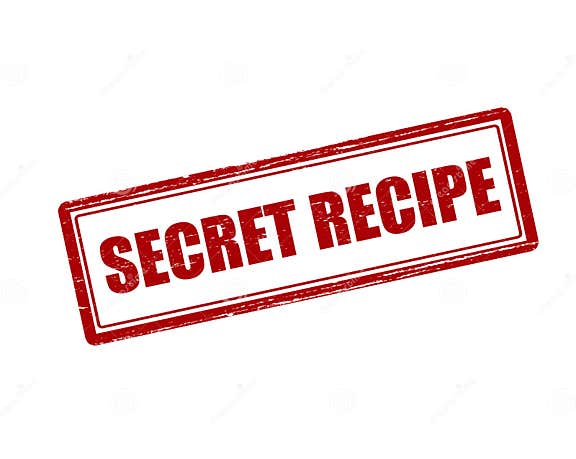 Secret recipe stock vector. Illustration of undisclosed - 82296059