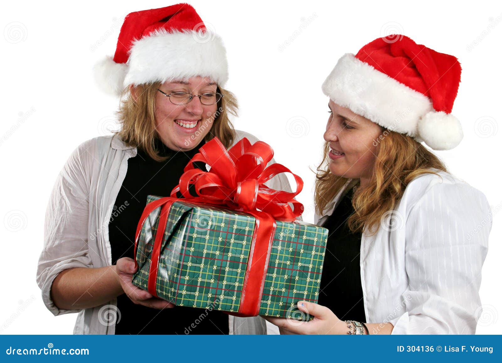 Secret Santa Party Invitation. Gift Exchange. Wrapped Gift Boxes With ...