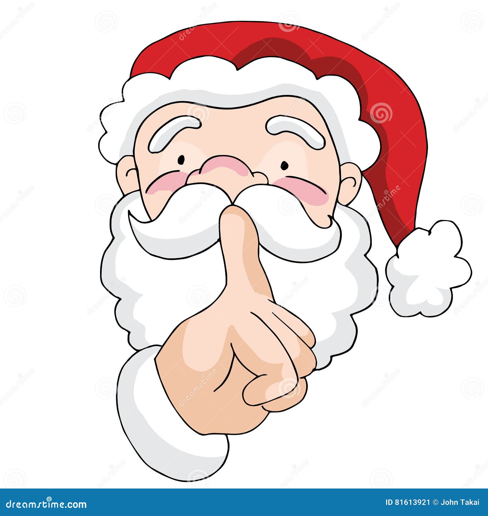 Secret Santa stock vector. Illustration of christmas - 81613921