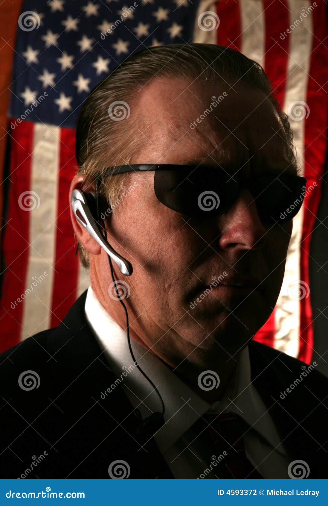 Secret service agent stock photo. Image of private, clothes - 4593372