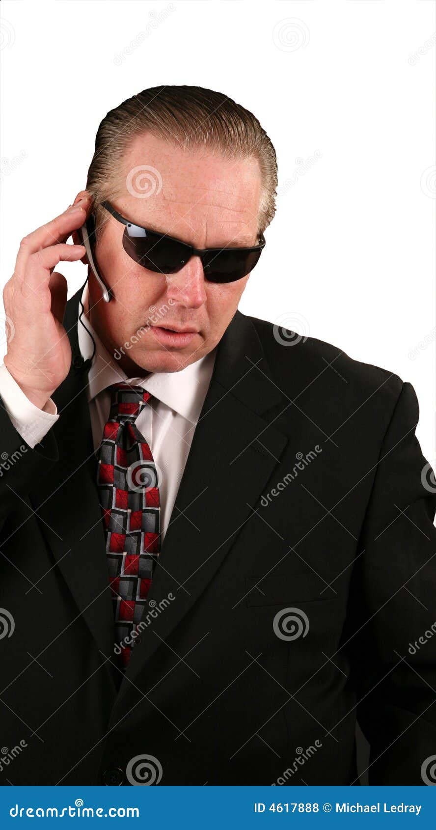 Secret service agent stock photo. Image of male, police - 4617888