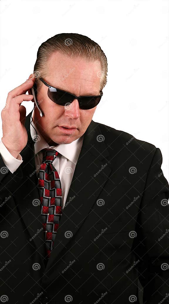 Secret service agent stock photo. Image of male, police - 4617888