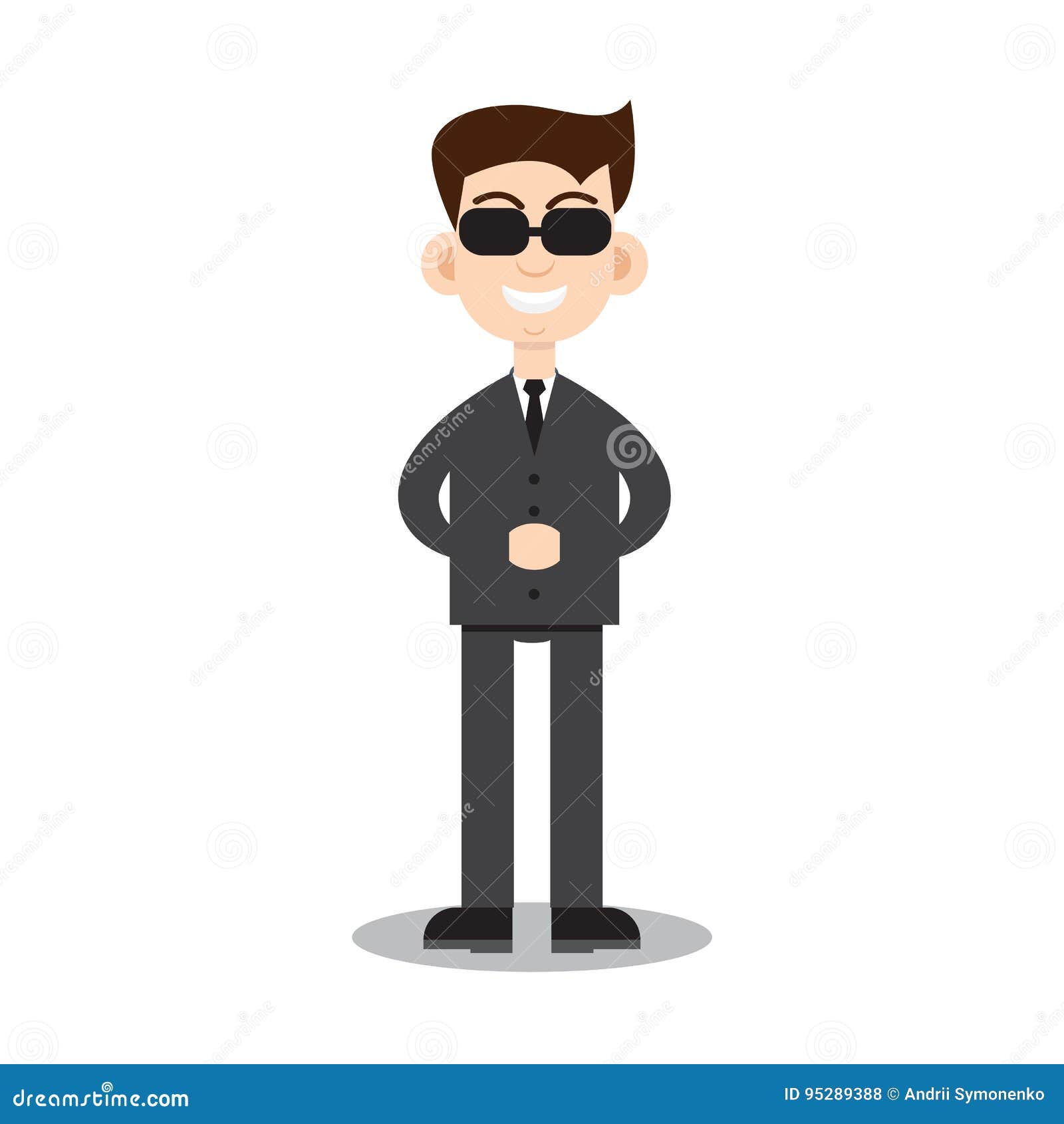 Secret Service Agent. Vector Illustration Stock Vector - Illustration ... Secret Service Agent. Vector Illustration Stock Vector - Illustration ...