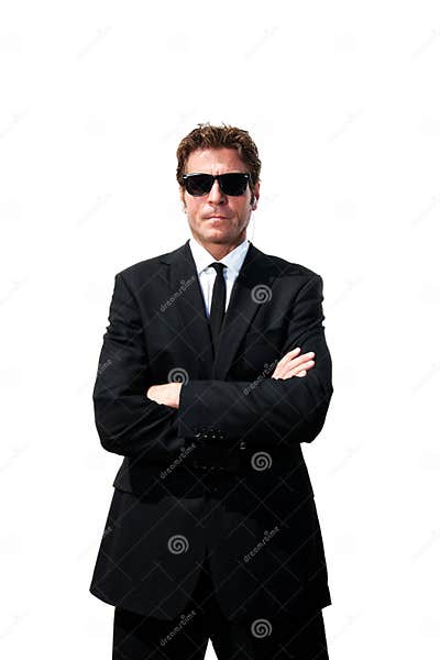 Secret Service Man stock image. Image of person, guarding - 17371367