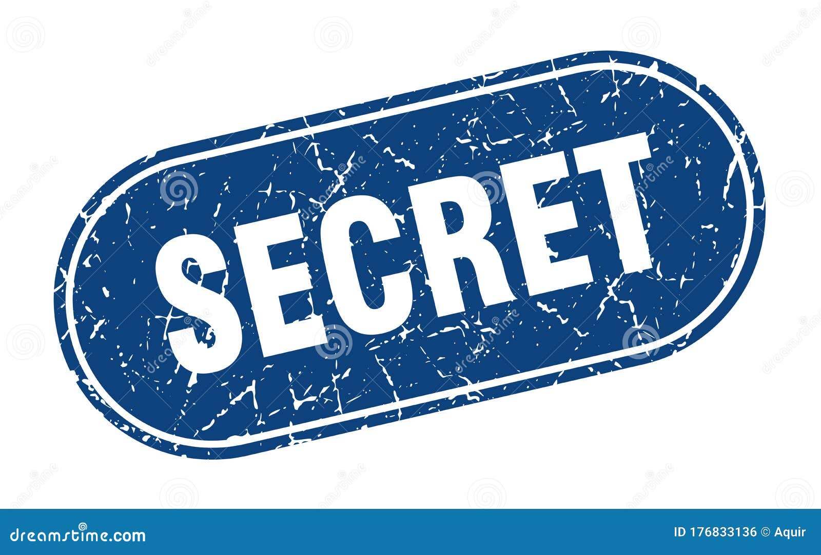 Secret Sign. Secret Grunge Stamp Stock Vector - Illustration of vector ...