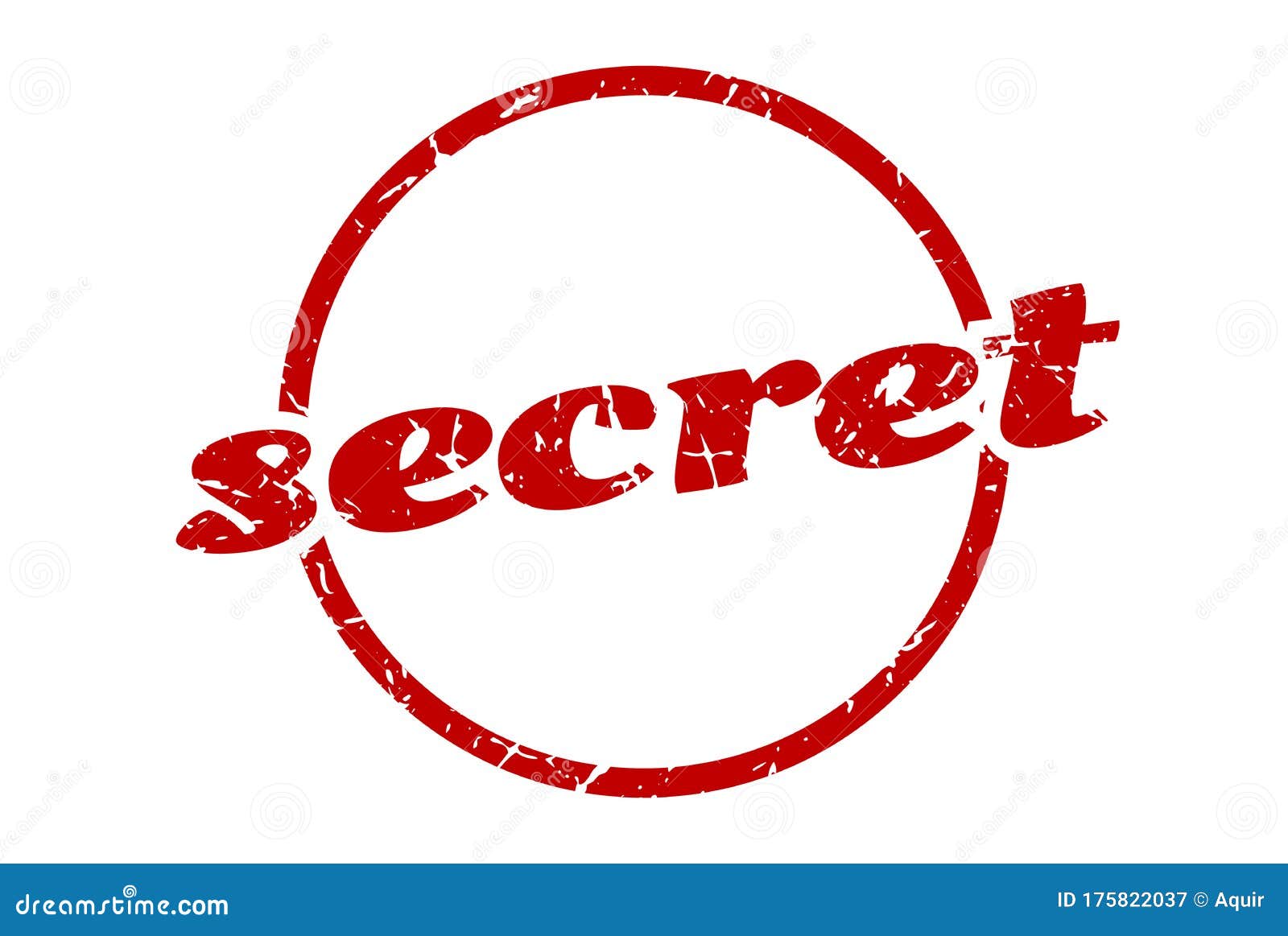 Secret Sign. Secret Round Vintage Stamp Stock Vector - Illustration of ...