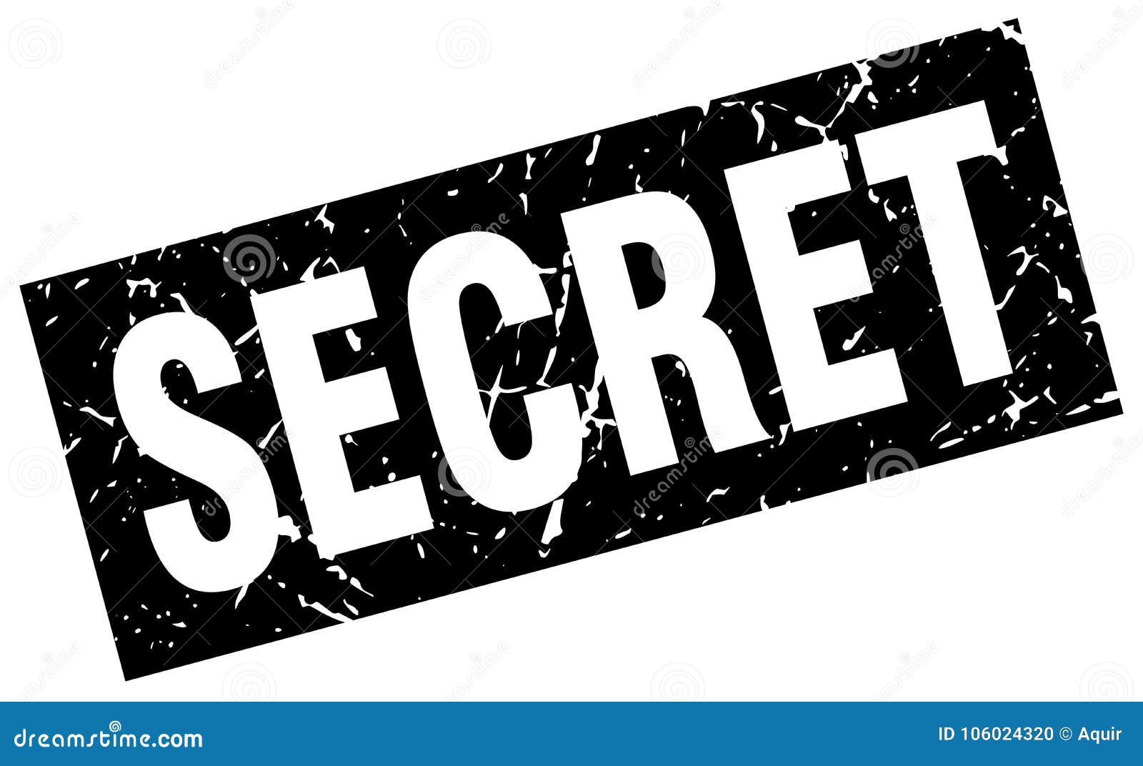 Secret stamp stock vector. Illustration of insignia - 106024320