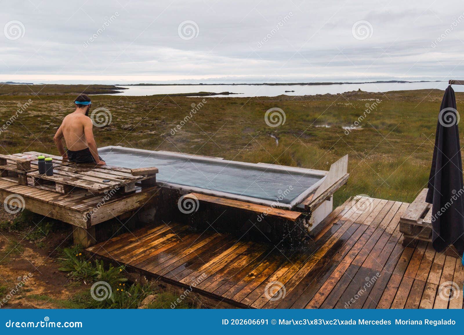 Secret Swimming Pool in Iceland Editorial Photo - Image of beauty ...