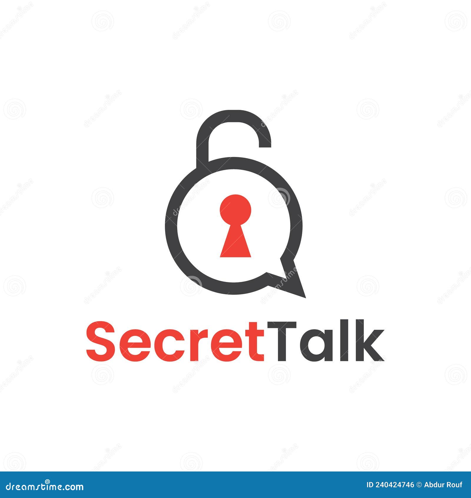 Secret Talk Vector Logo Design Stock Vector - Illustration of line ...