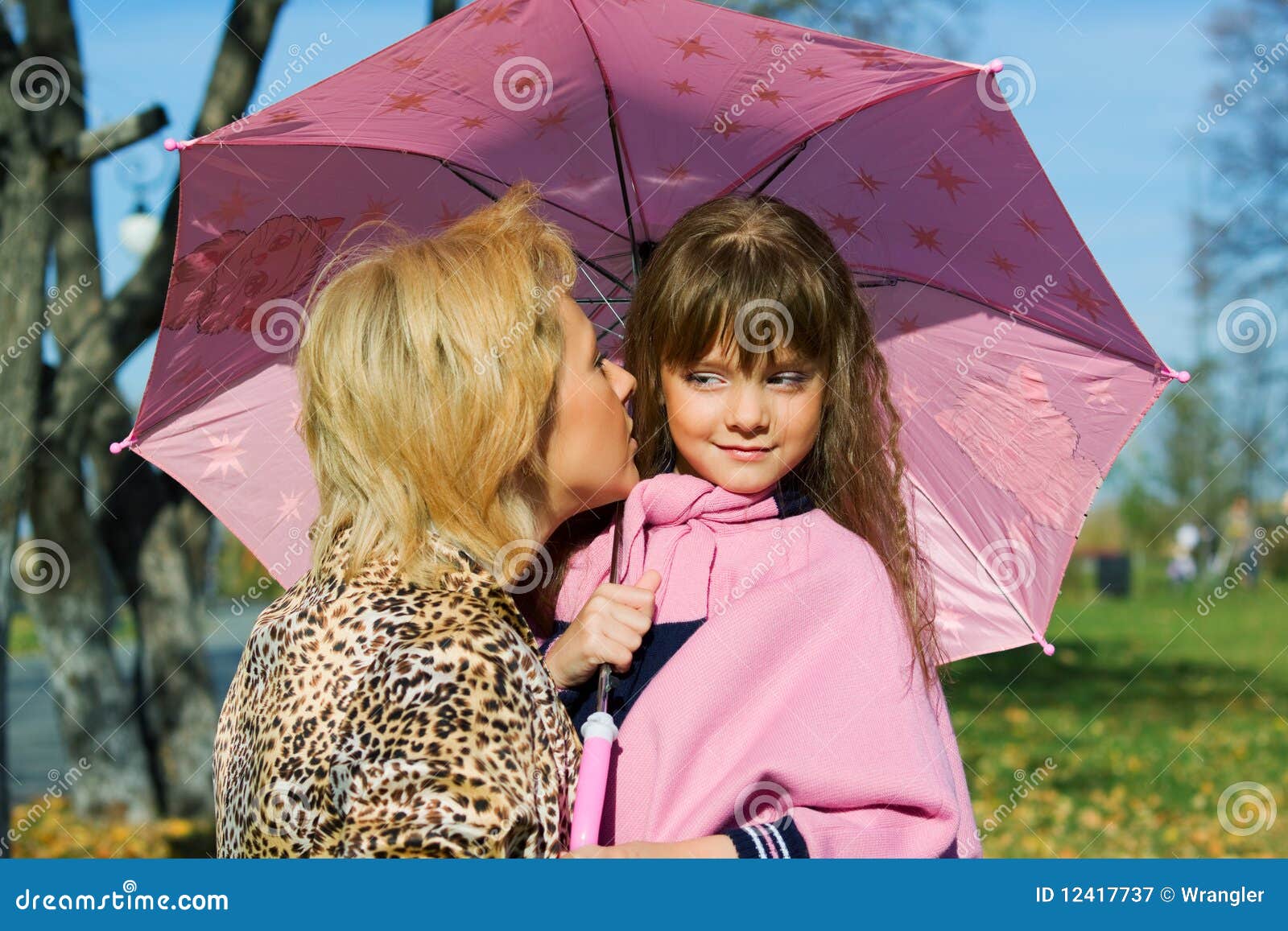 Secret talking. stock image. Image of blond, adult, happiness - 12417737