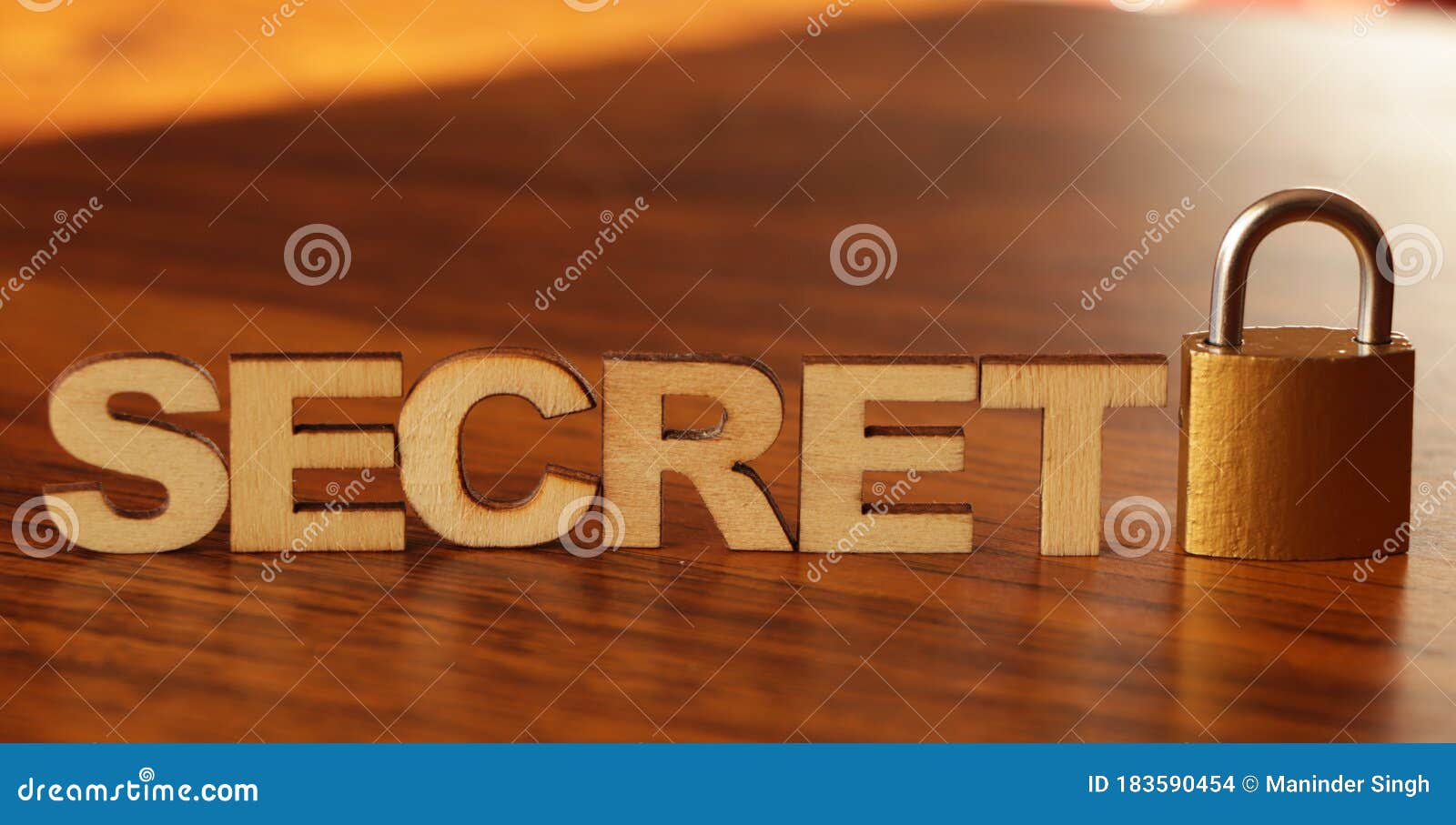 Secret Text. stock photo. Image of wood, lock, alphabet - 183590454