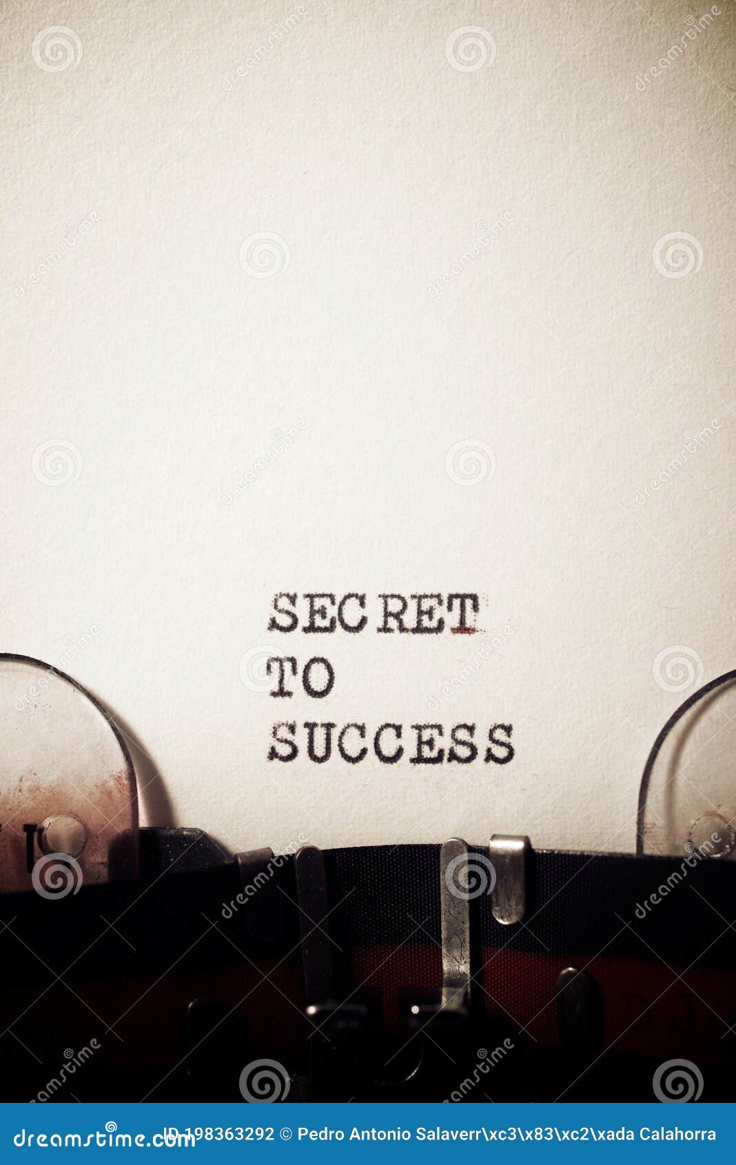 Secret to success phrase stock photo. Image of success - 198363292