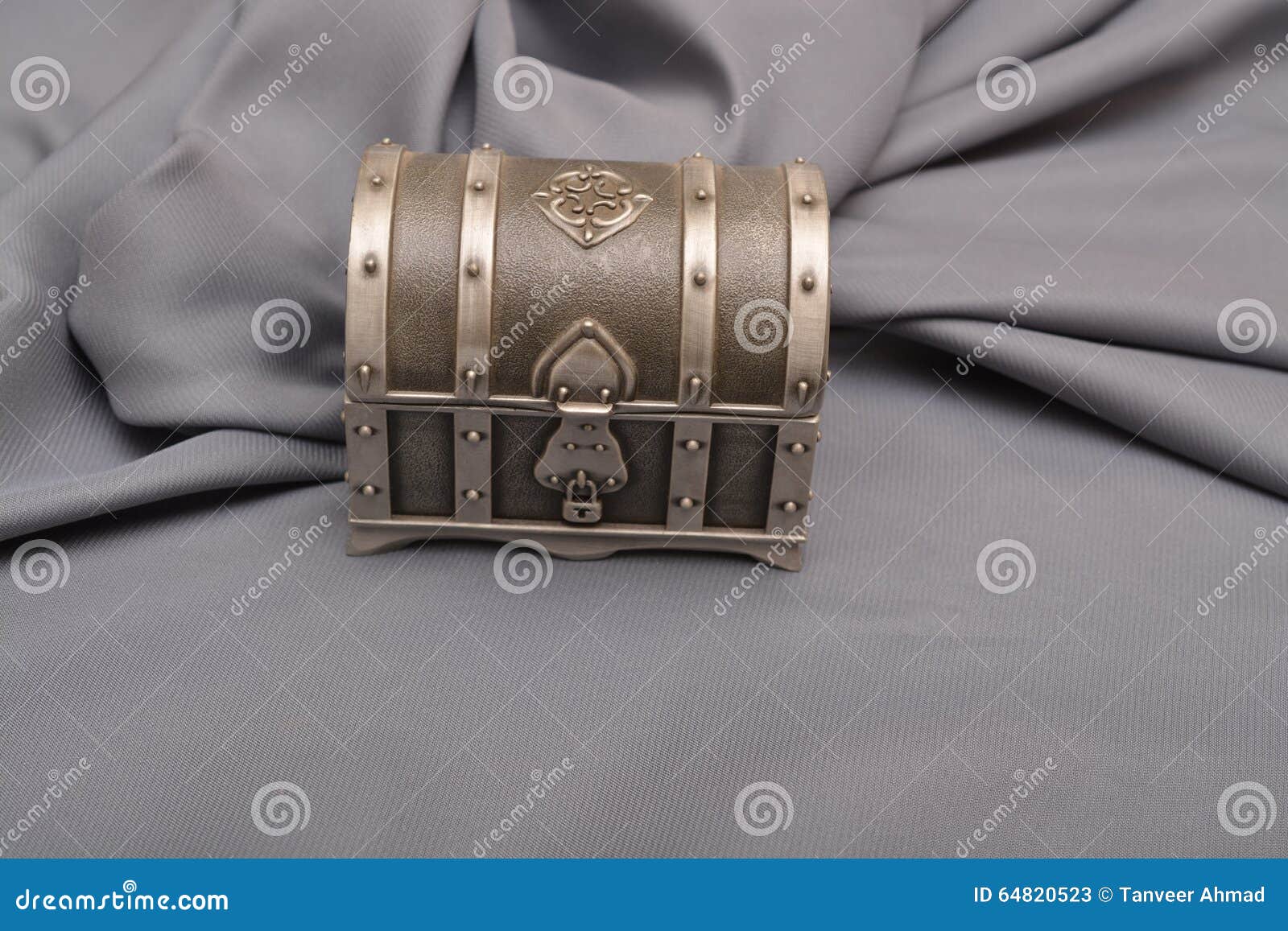 Secret Treasure Box with Soft Elegant Silk Stock Image - Image of ...