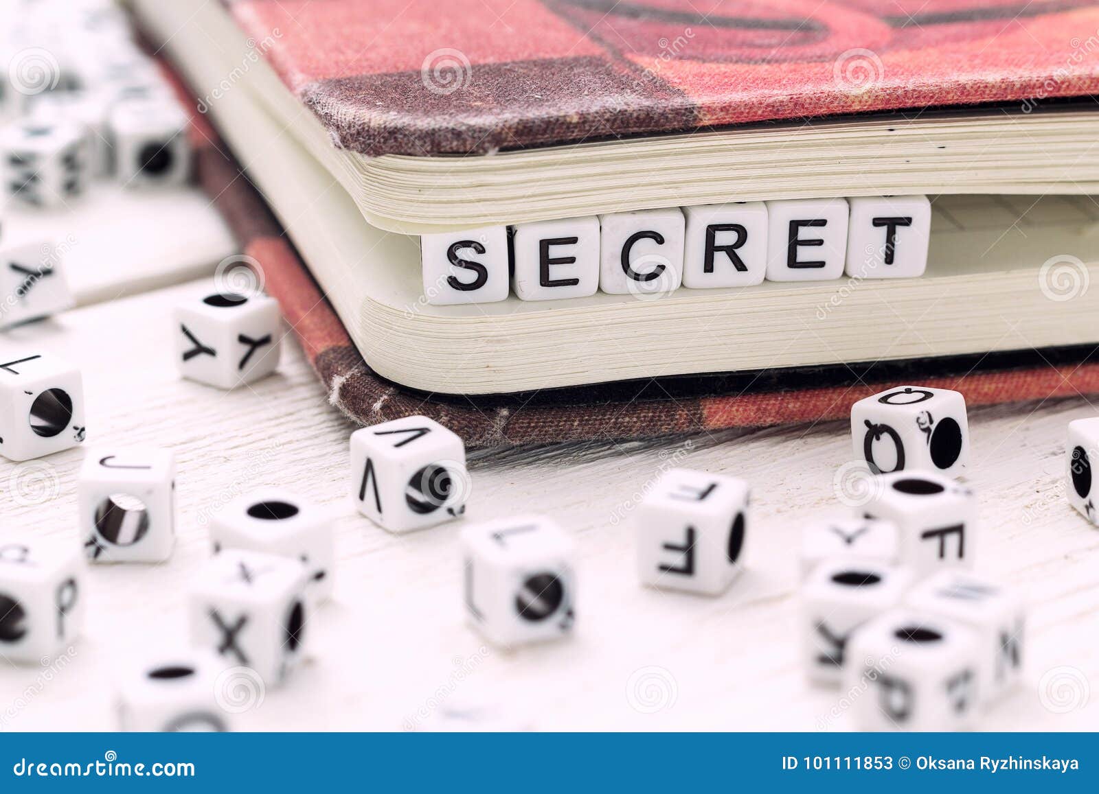 Top Secret The Word Is Written On A White Piece Of Paper With Pencils ...