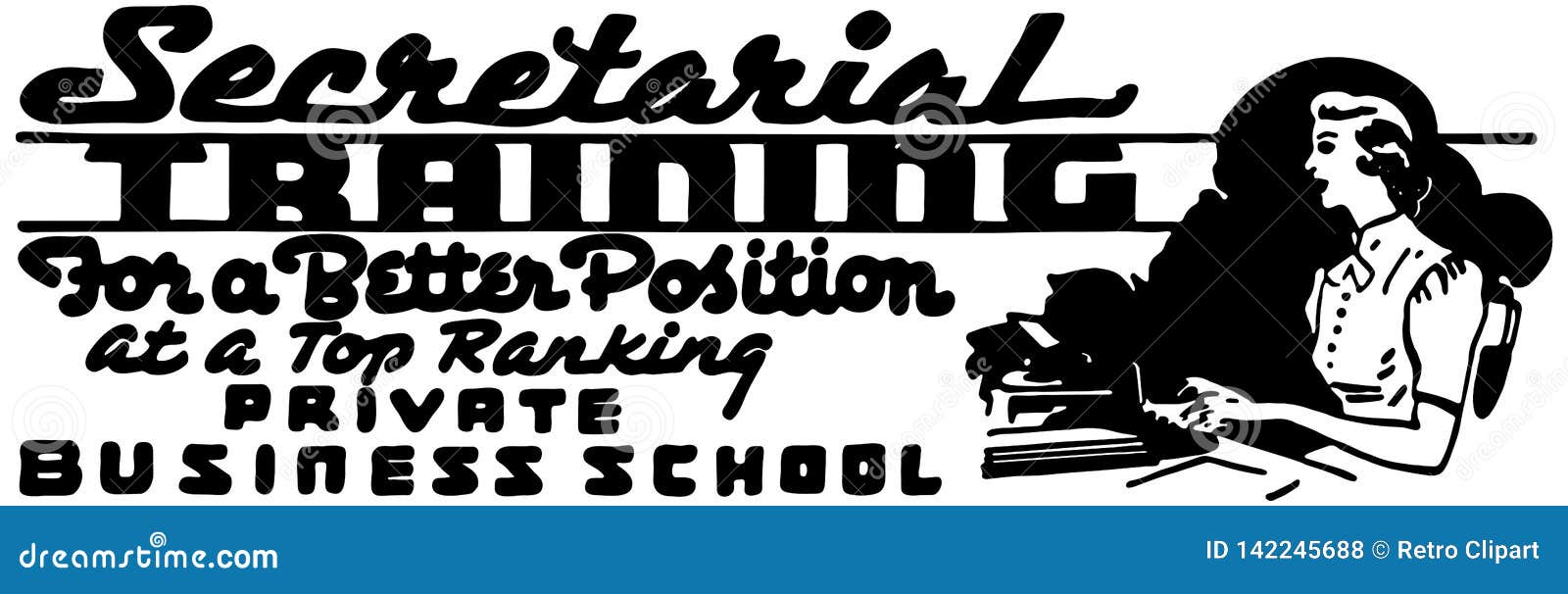 Secretarial Training stock illustration. Illustration of coaching ...