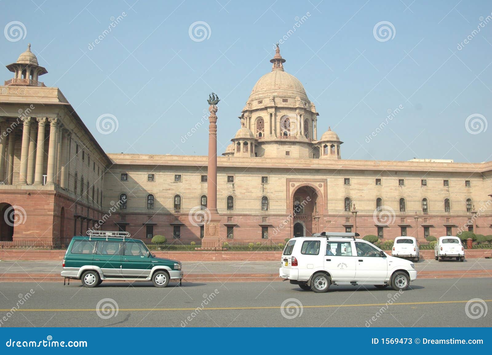 Secretariat ,delhi stock image. Image of architecture - 1569473