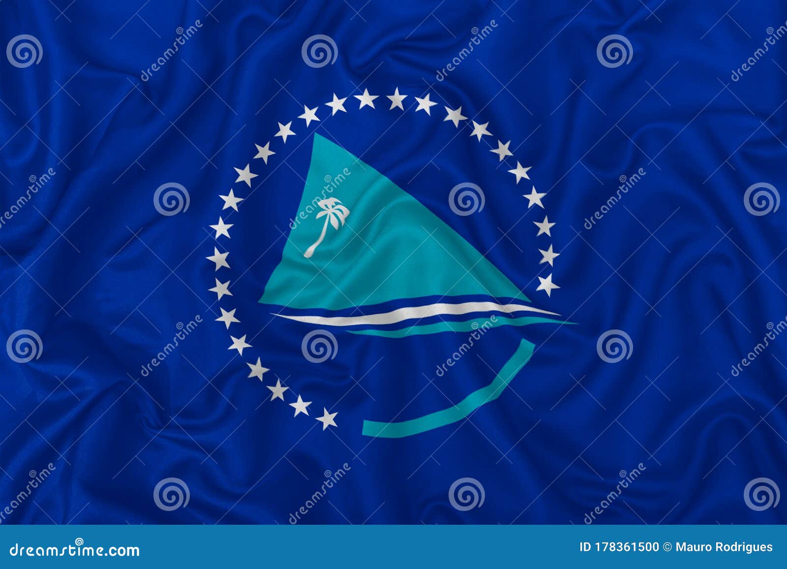 Secretariat of the Pacific Community Flag Stock Illustration ...