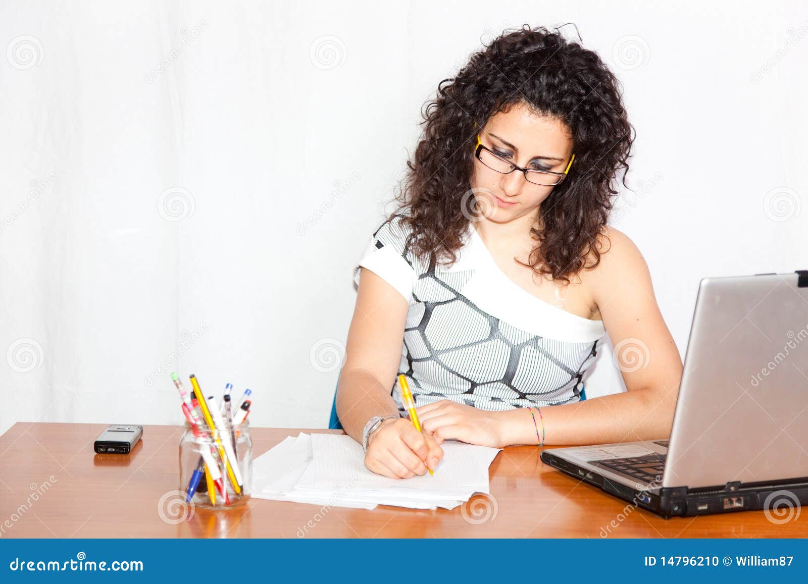 Secretary stock photo. Image of expressing, person, director - 14796210