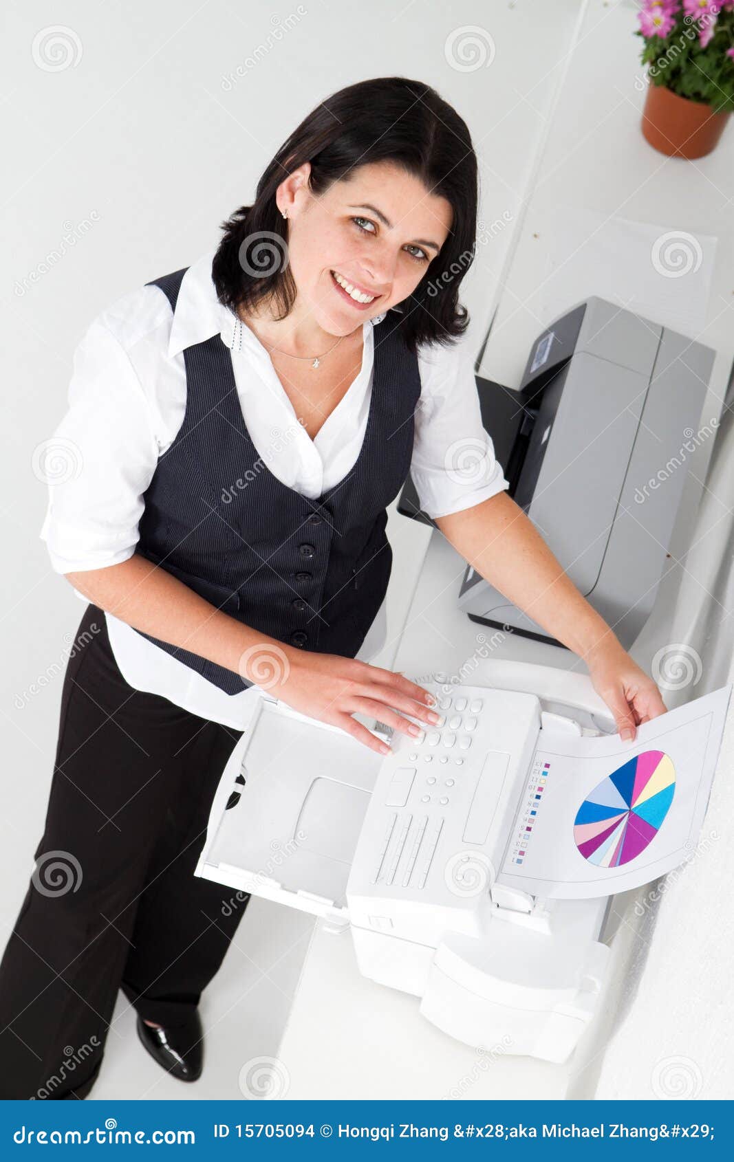Secretary stock photo. Image of busy, secretary, happy - 15705094