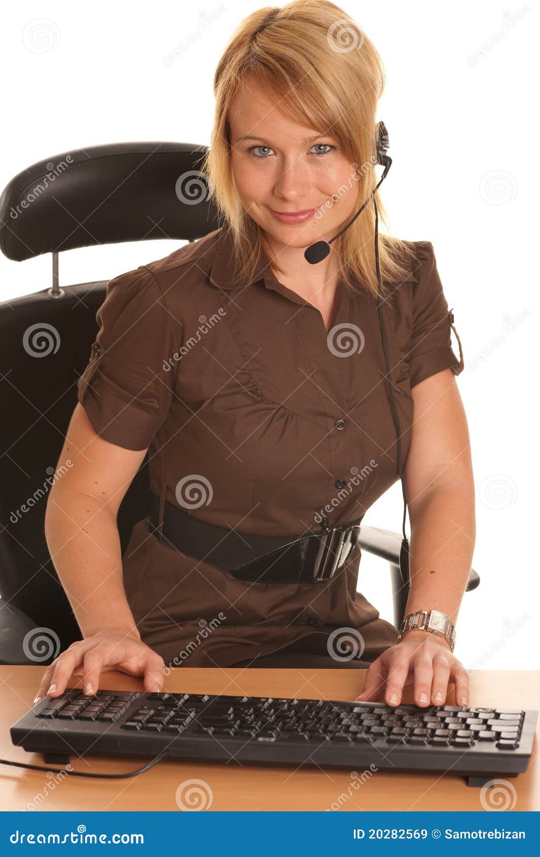 Secretary stock image. Image of looking, corporate, light - 20282569