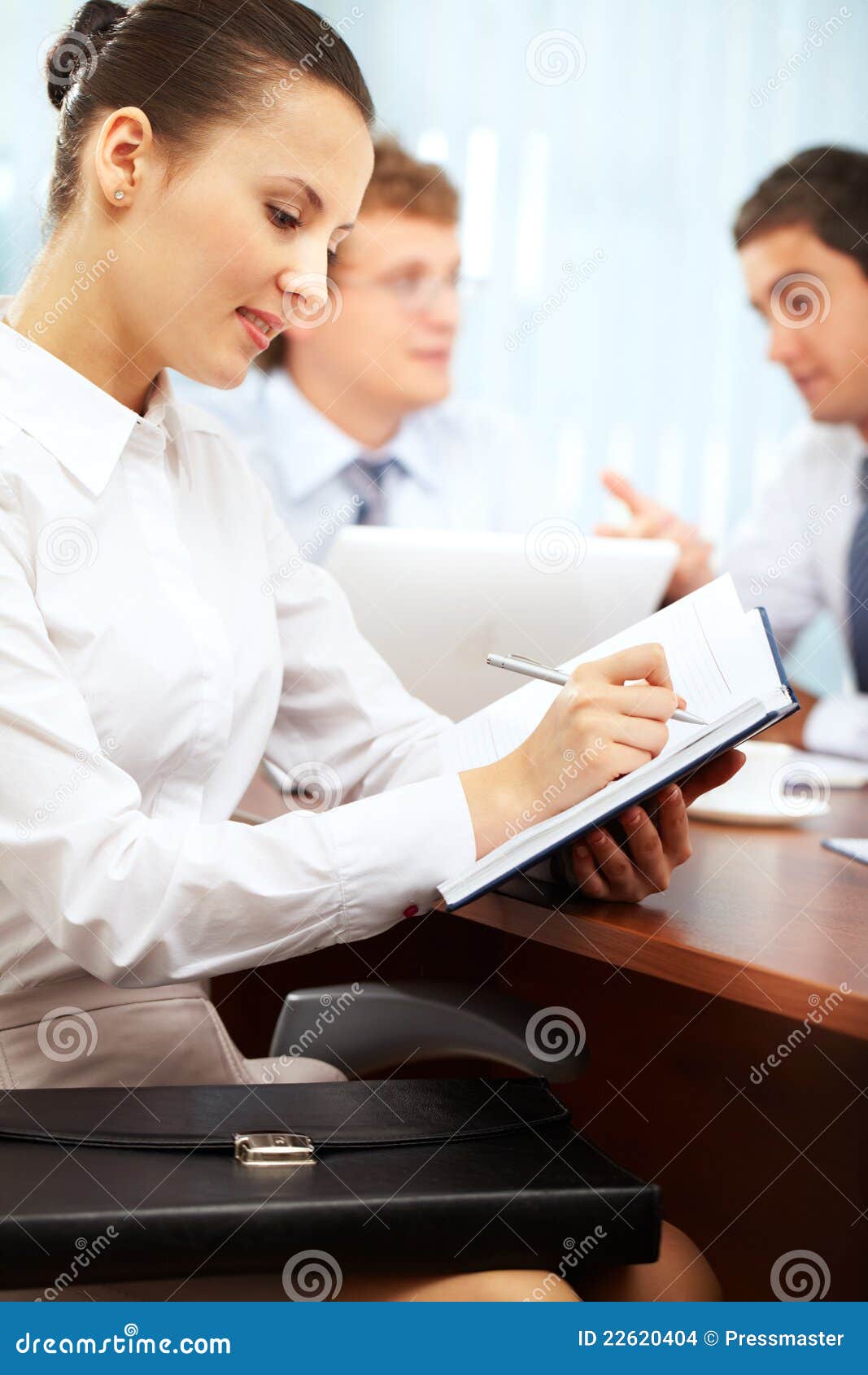 Secretary stock photo. Image of male, contemporary, notepad - 22620404