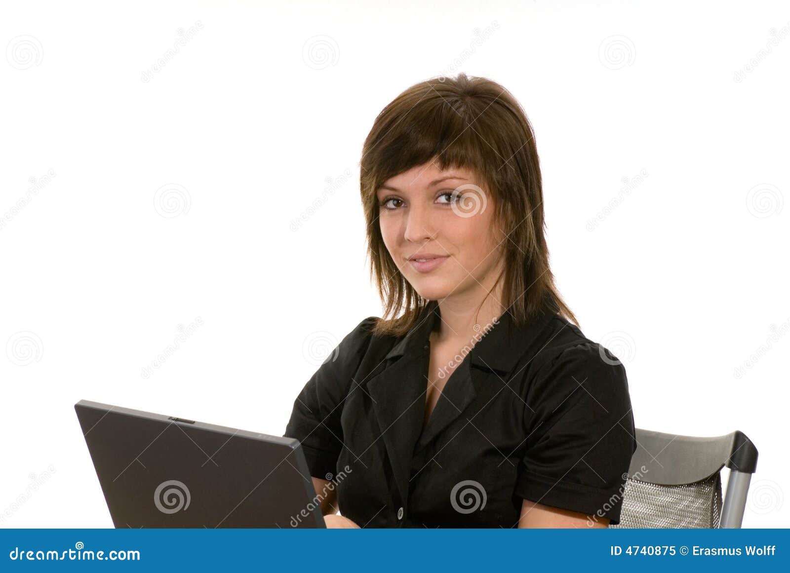 Secretary stock image. Image of help, support, black, assistant - 4740875