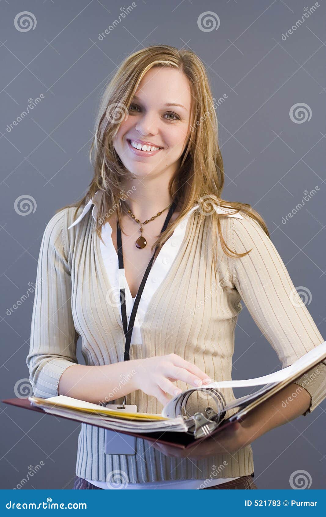 Secretary stock image. Image of female, woman, office, pretty - 521783