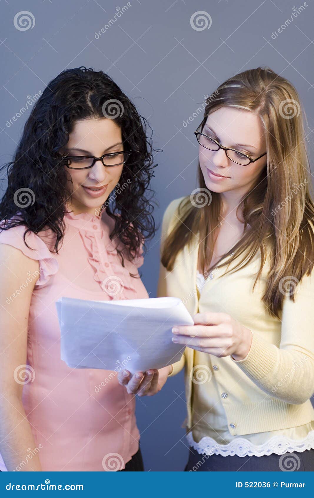 Secretary stock photo. Image of hair, white, pretty, female - 522036