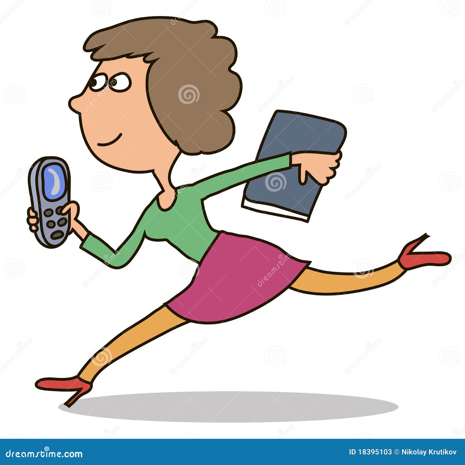 Secretary, Assistant Chief Cartoon Vector | CartoonDealer.com #18395103