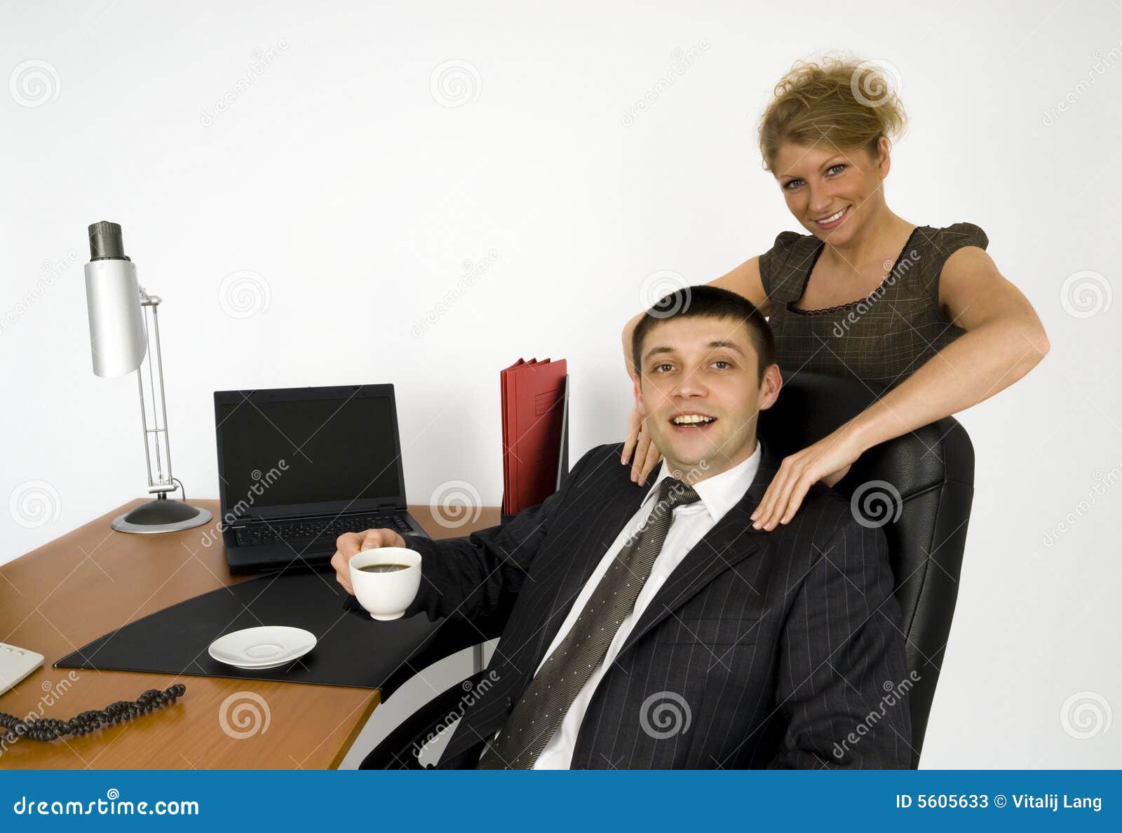 Secretary And Boss. Stock Photos - Image: 5605633