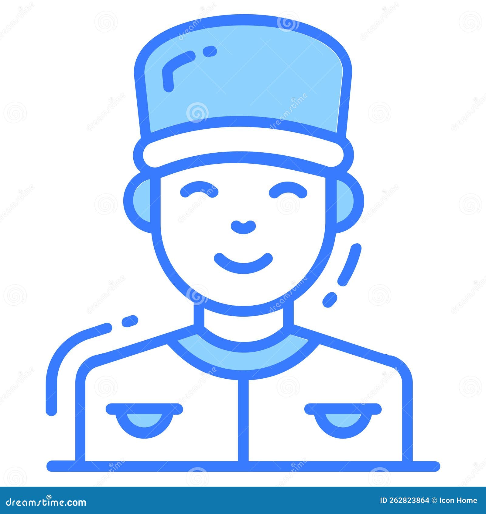 Secretary Icon, Single Avatar Vector Illustration Stock Vector ...